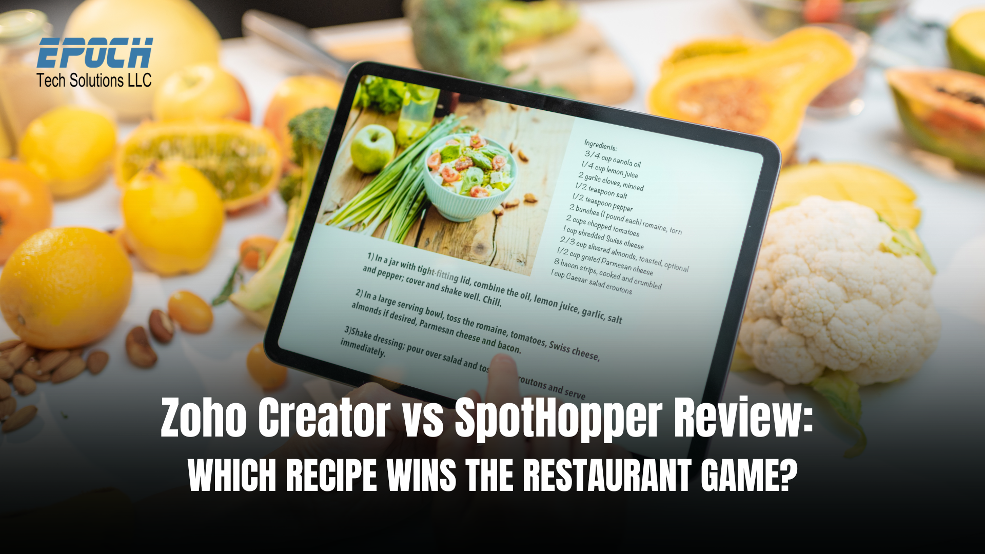 Zoho Creator (Restaurant) vs SpotHopper Review: Which Recipe Wins the Restaurant Game?